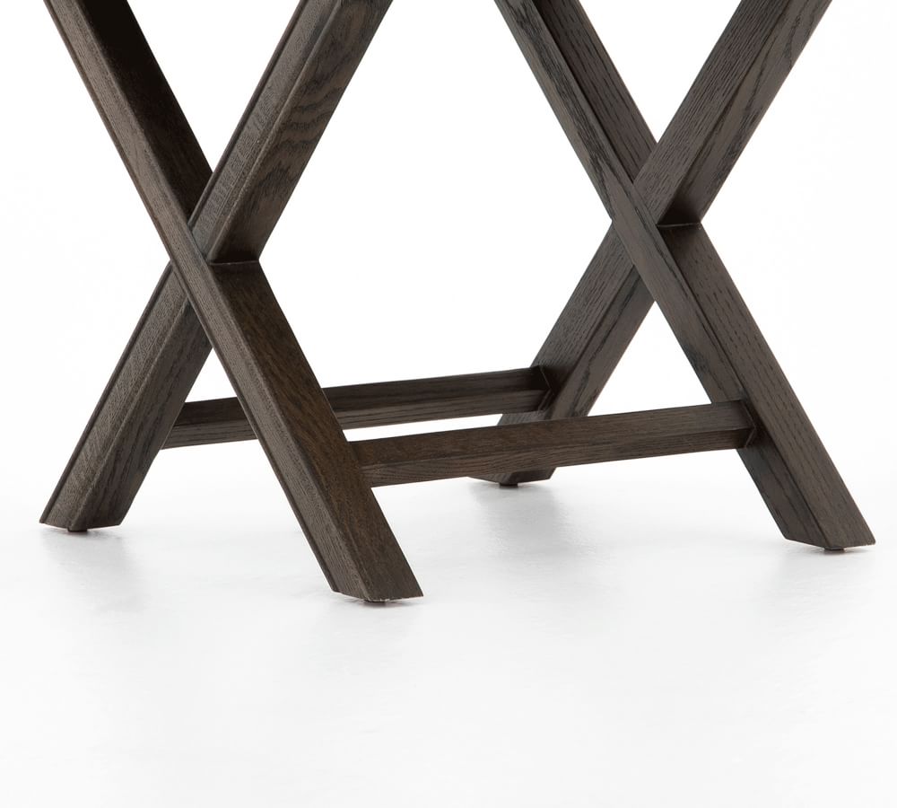 Aldrich Upholstered Accent Stool | Pottery Barn