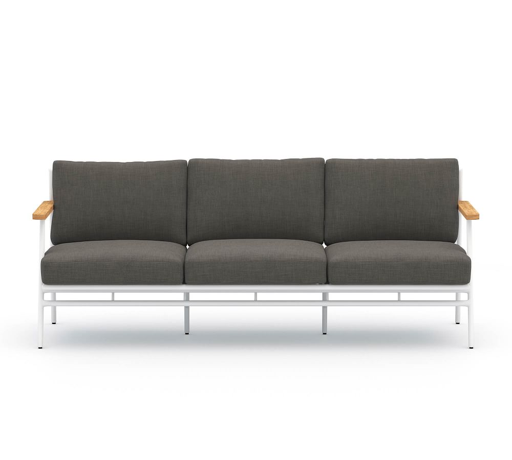 Camarillo FSC® Teak 78" Sofa | Pottery Barn