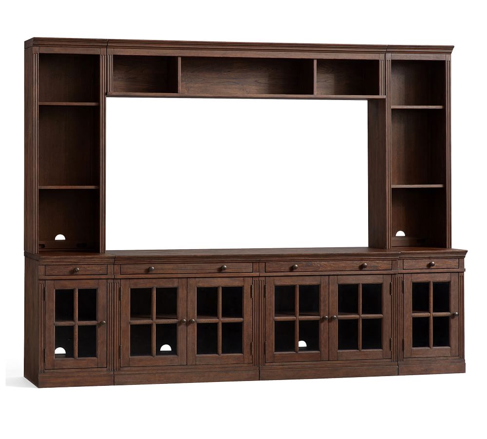 Livingston 7-Piece Entertainment Center | Pottery Barn