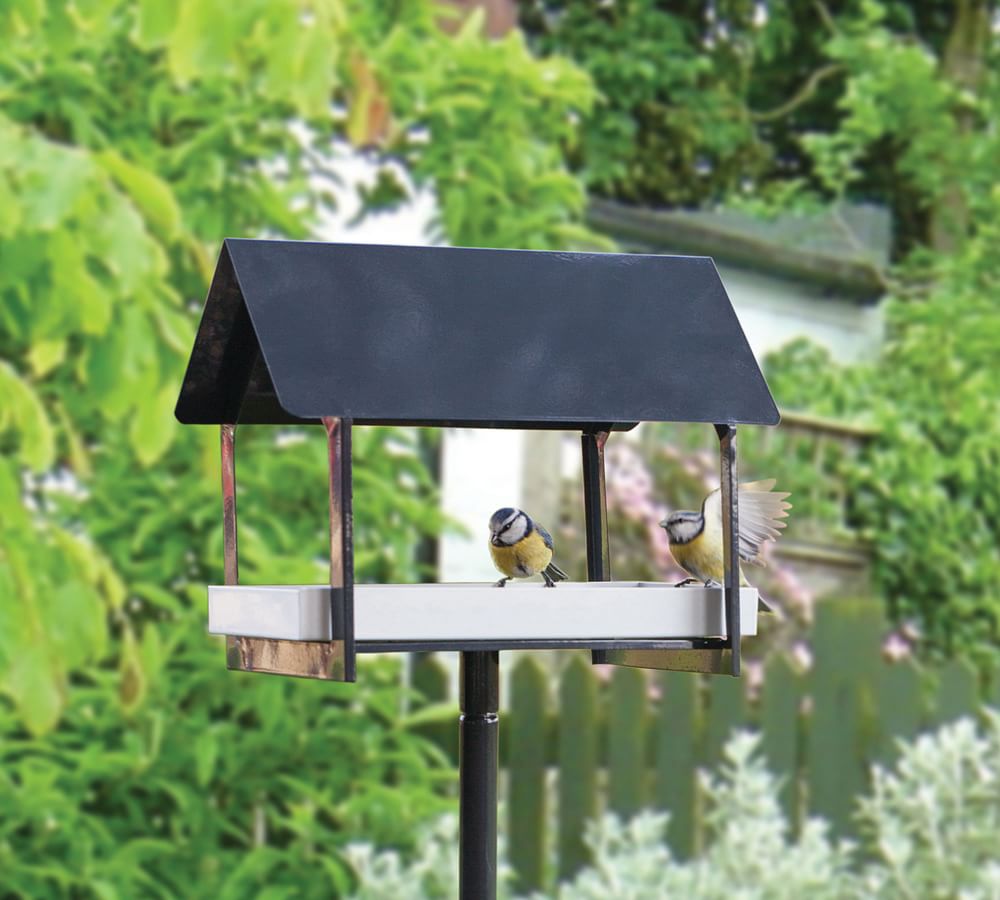 Steel Standing Bird House | Pottery Barn