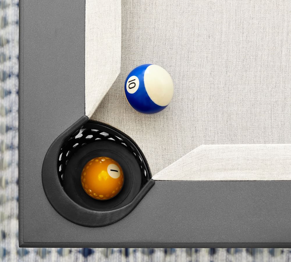 Indio Outdoor Metal Pool Table, Slate | Pottery Barn