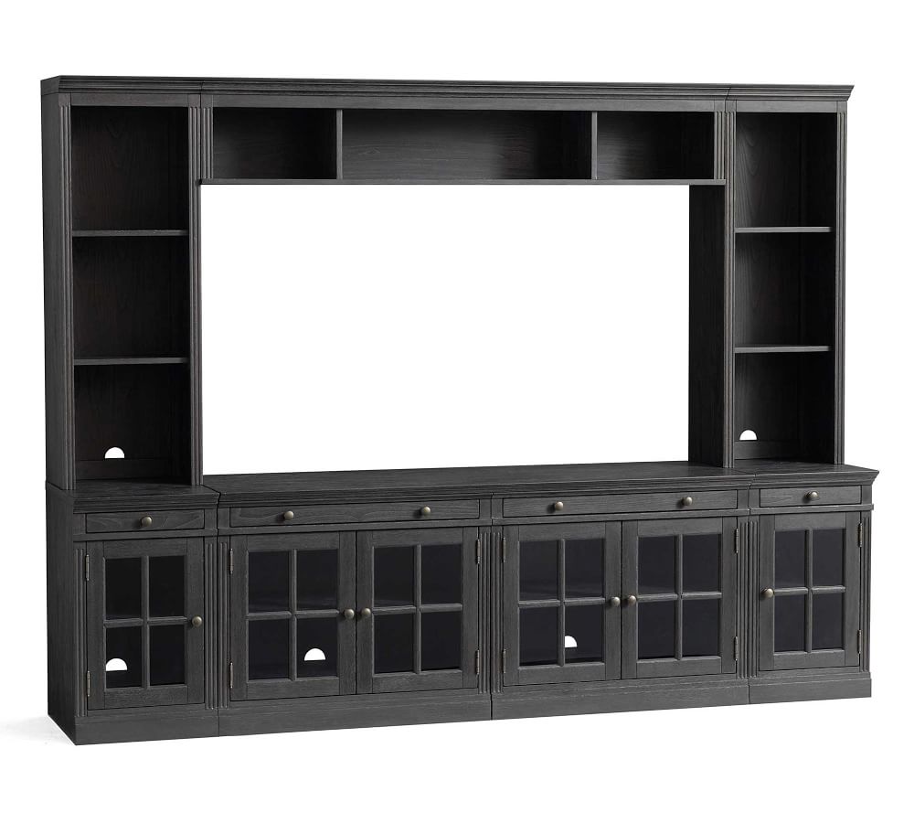 Livingston 7-Piece Entertainment Center | Pottery Barn