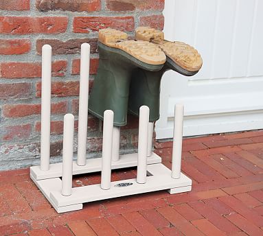 Tall Wooden Boot Rack | Pottery Barn
