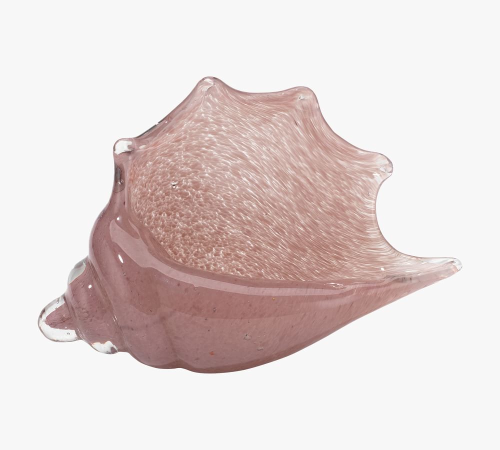 Hand Blown Glass Conch Shells | Pottery Barn