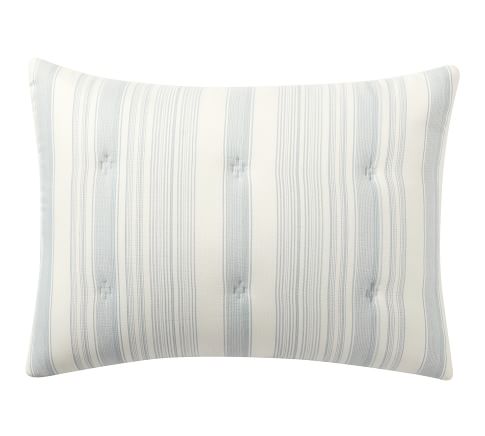 Hawthorn Striped Cotton Comforter | Pottery Barn