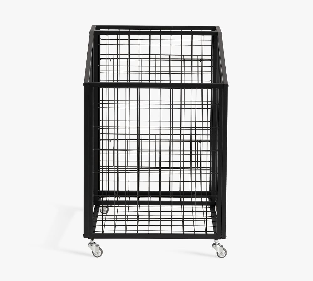 Industrial Metal Gear Storage Cart | Pottery Barn