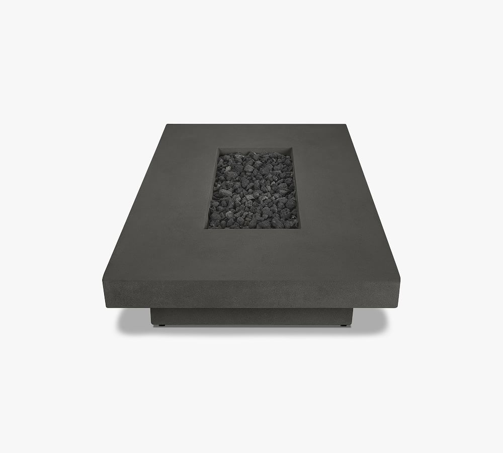 Chrisley 60" Low Rectangular Propane Fire Table | Pottery Barn