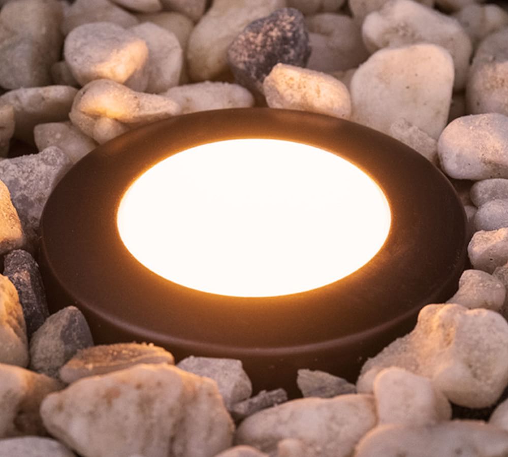 Puck LED Outdoor WiFi Timer Landscape Lights | Pottery Barn