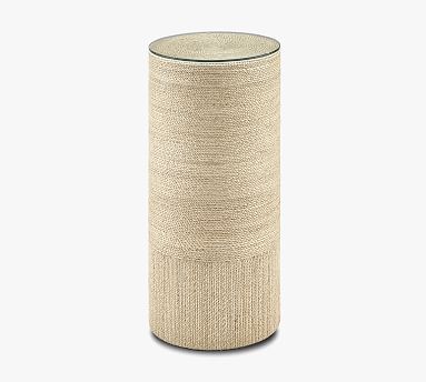 Calhoun 12" Round Woven Cocktail Table | Pottery Barn