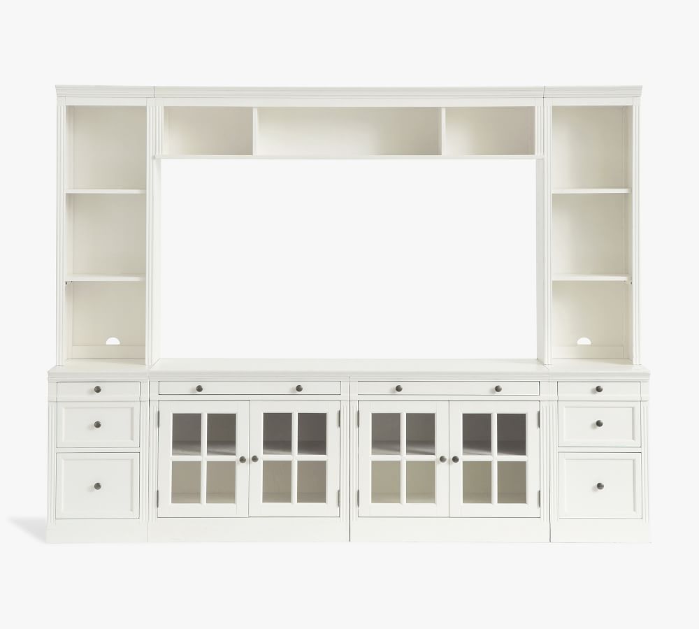 Livingston 7-Piece Entertainment Center | Pottery Barn