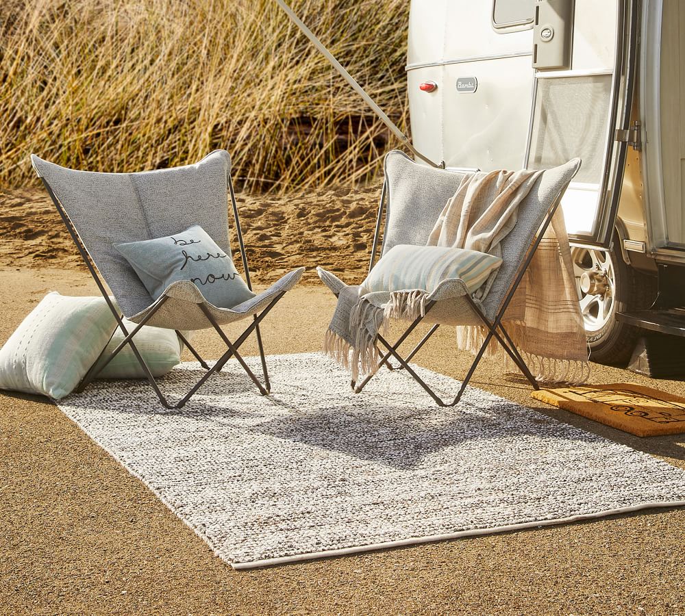 Lafuma Sphinx Sunbrella® Butterfly Lounge Chair | Pottery Barn