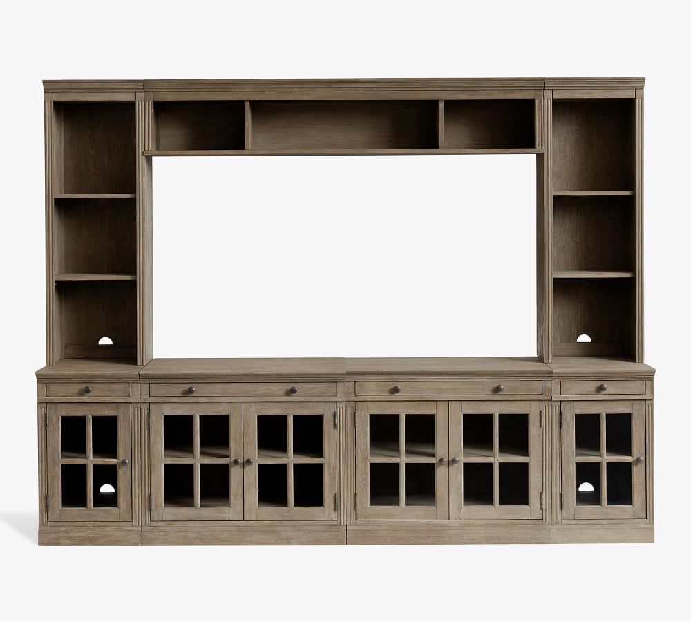 Livingston 7-Piece Entertainment Center | Pottery Barn