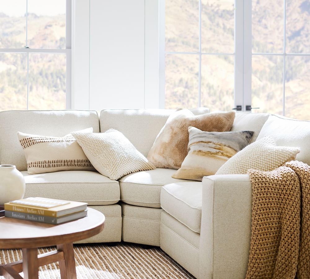 Reed Striped Lumbar Pillow Covers | Pottery Barn