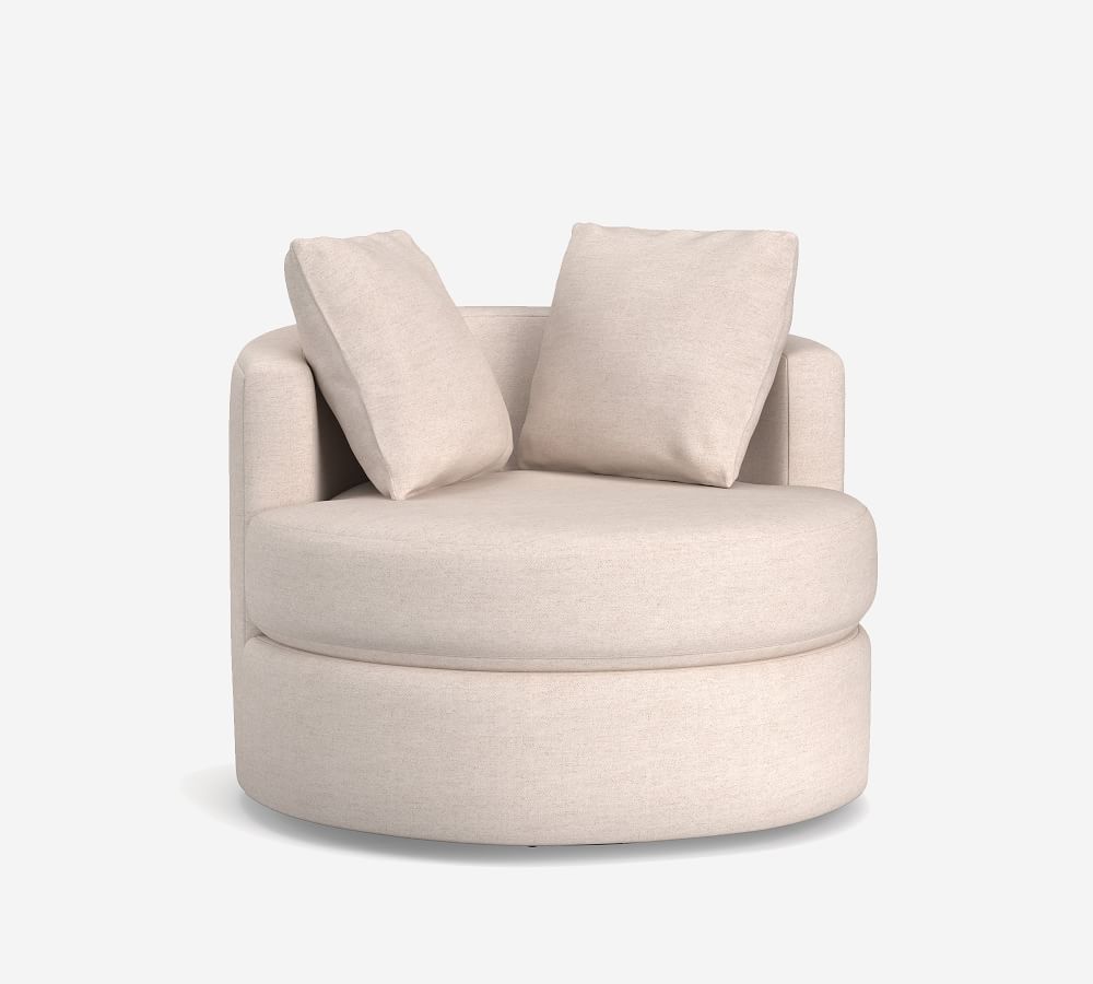 Balboa Upholstered Swivel Armchair