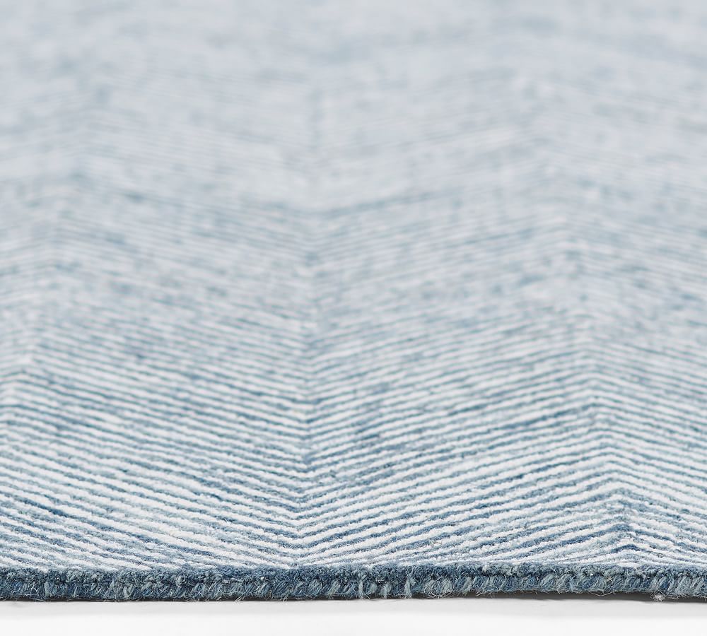 Iweala Handcrafted Chevron Rug | Pottery Barn