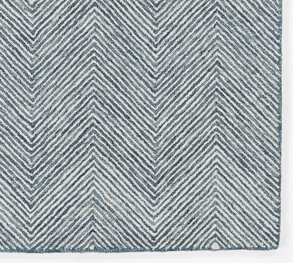 Iweala Handcrafted Chevron Rug | Pottery Barn