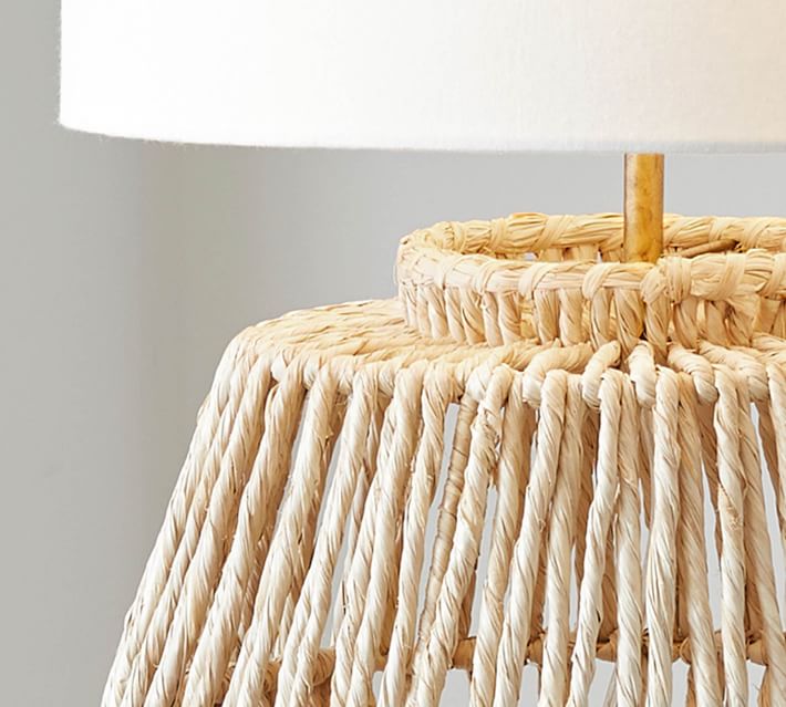 Abaca Woven Table Lamp | Pottery Barn