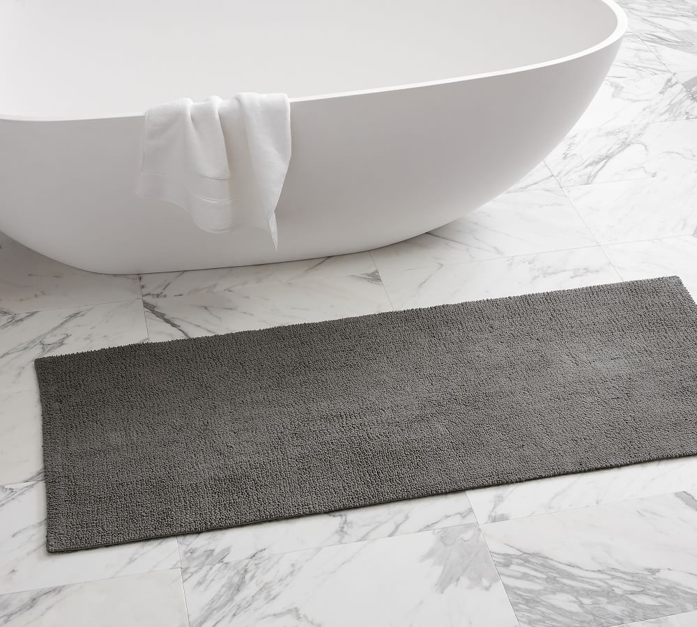 Classic Orangic Loop Bathroom Rug - Double Wide | Pottery Barn