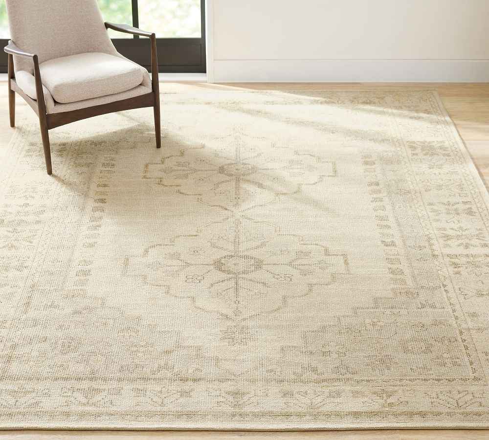 Aurelia Hand-Knotted Wool Rug | Pottery Barn