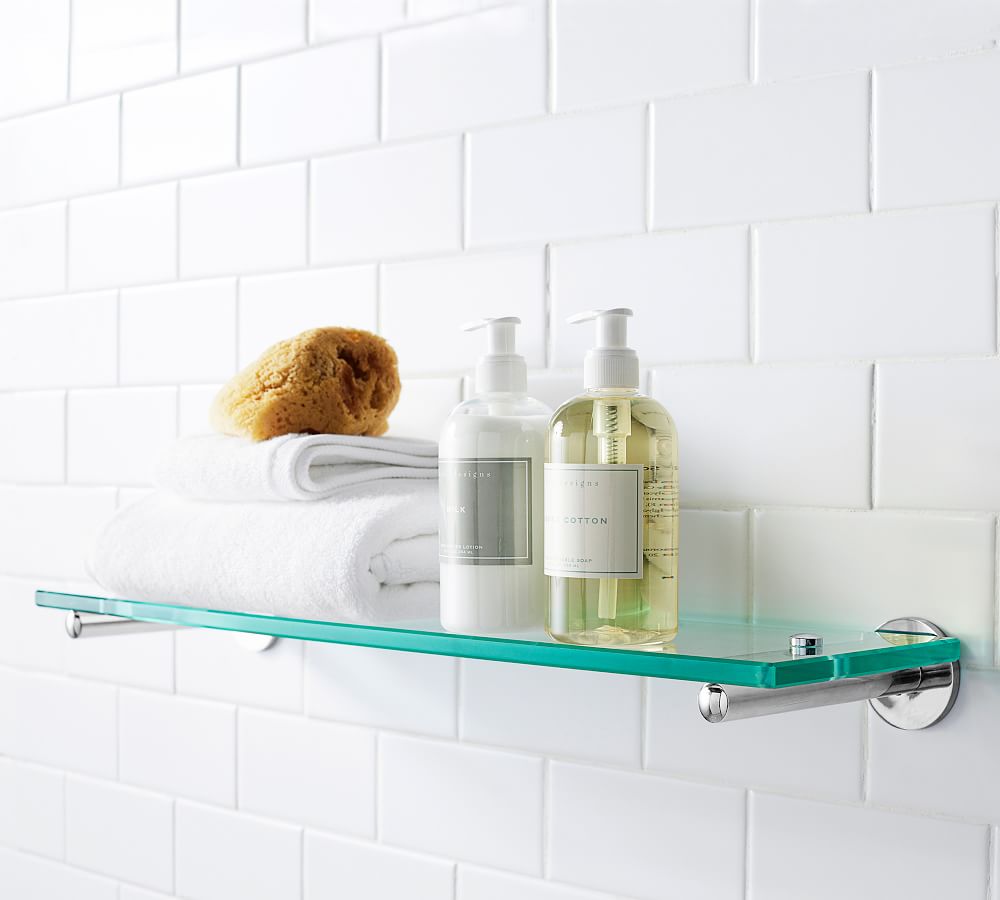 Linden Handcrafted Single Tier Shelf | Pottery Barn