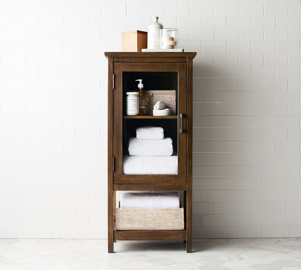 Paulsen Reclaimed Wood Floor Storage | Pottery Barn