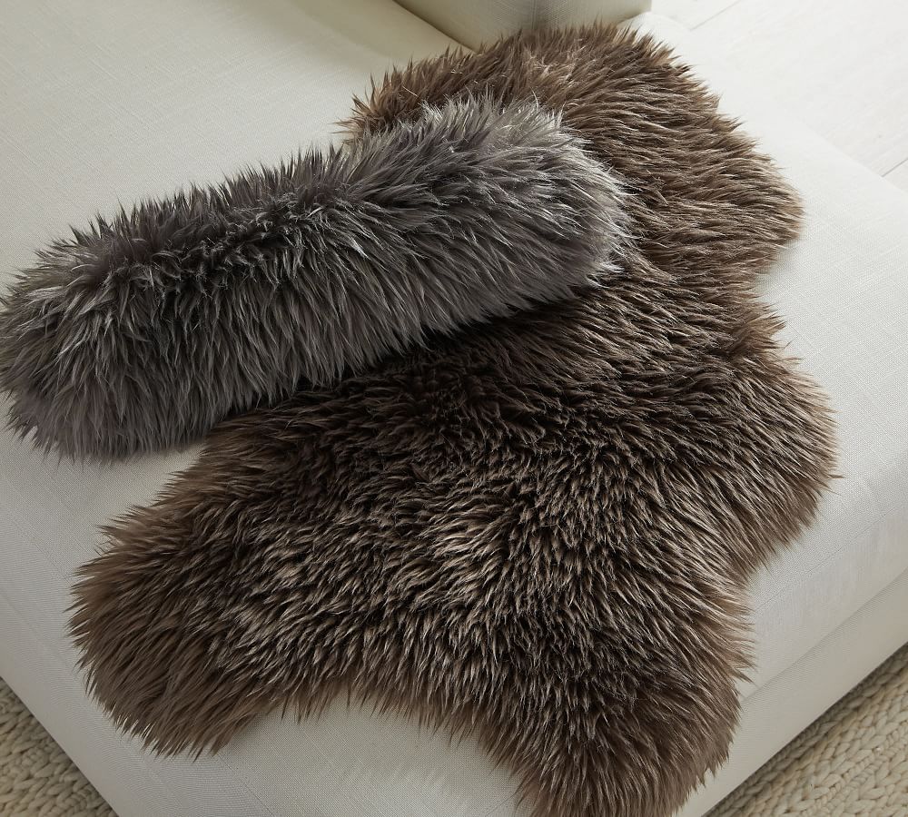 Luxe Faux Fur Hide | Pottery Barn