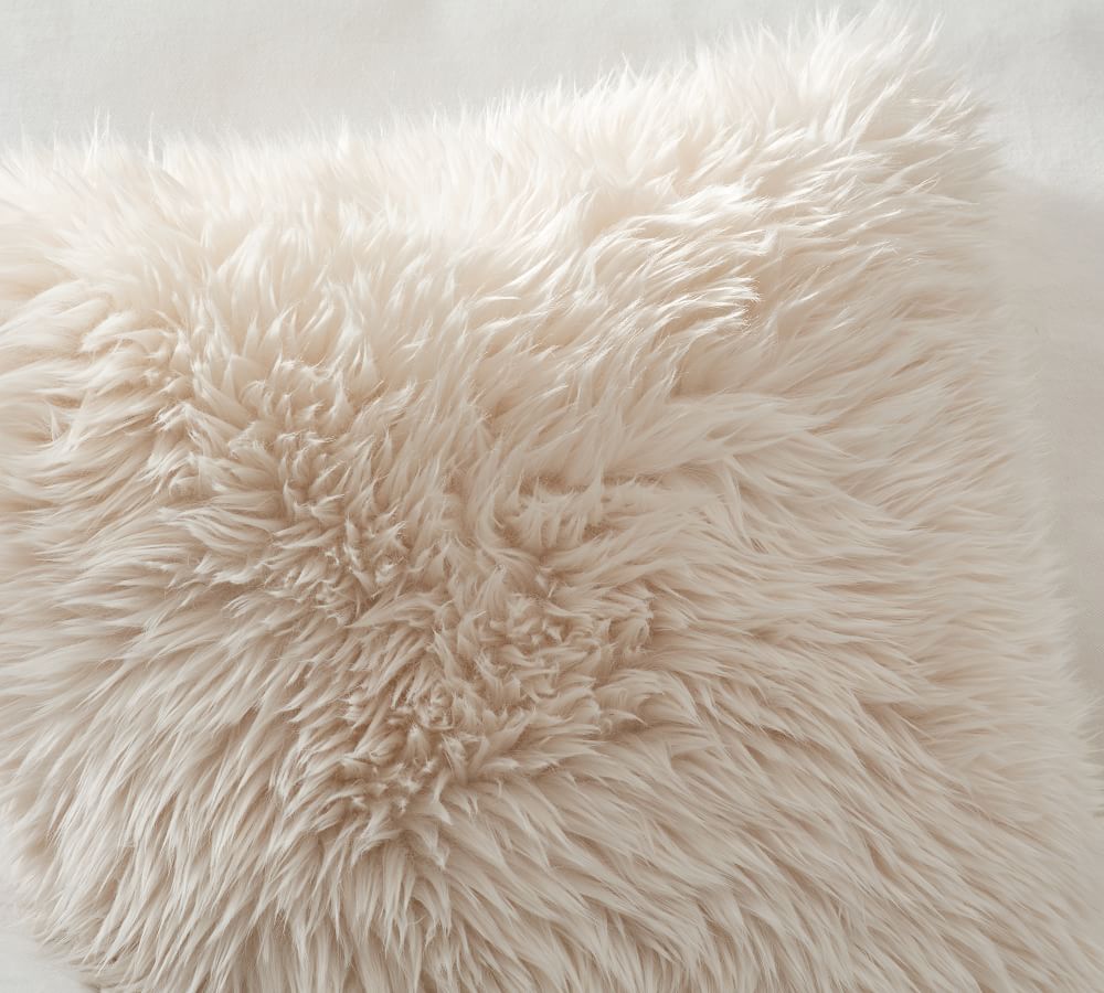 Luxe Faux Fur Pillow Cover | Pottery Barn