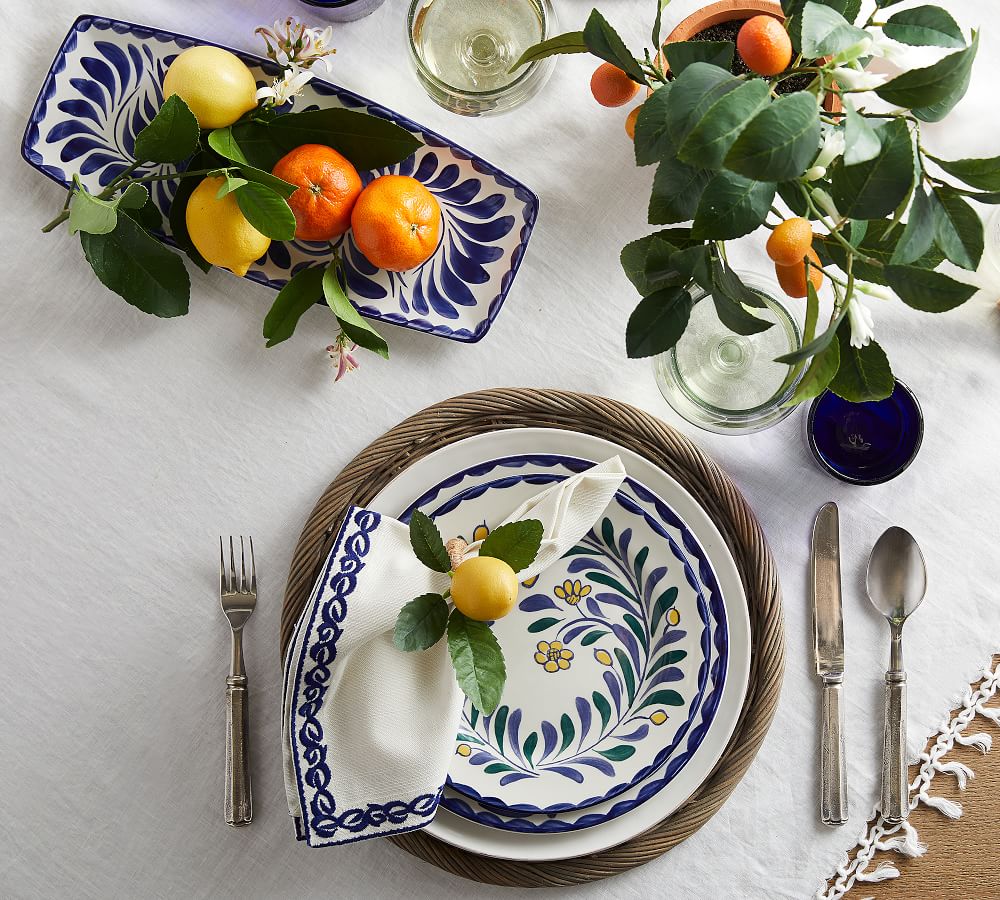 Puebla Rectangular Platter | Pottery Barn