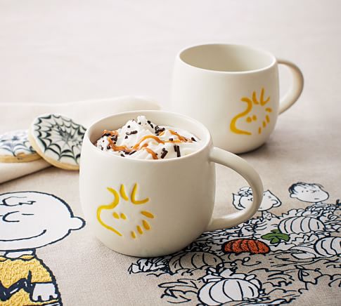 Peanuts™ Stoneware Mugs - Set of 2 | Pottery Barn