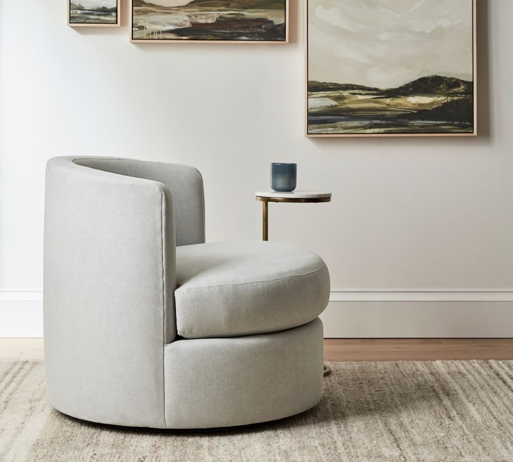 Pottery Barn Balboa Swivel Chair