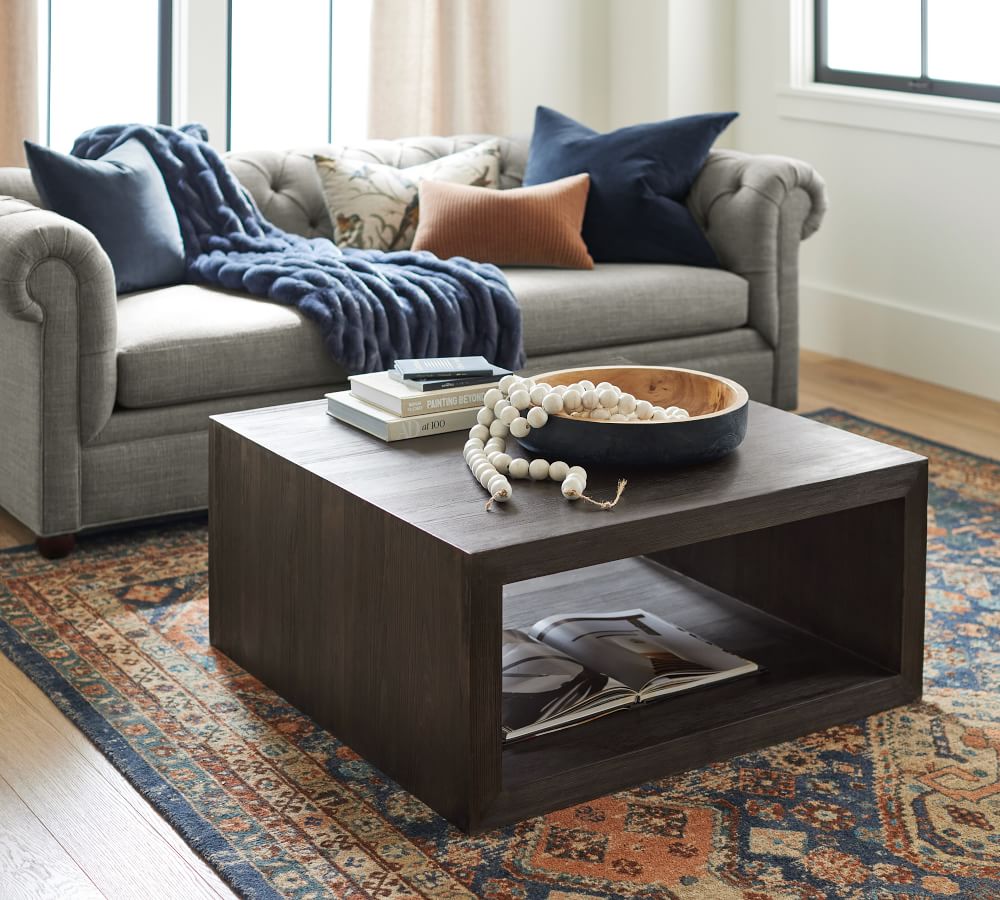 Folsom 40" Square Coffee Table | Pottery Barn