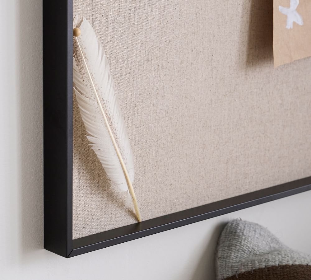 Linen Home Office Pinboard Pottery Barn