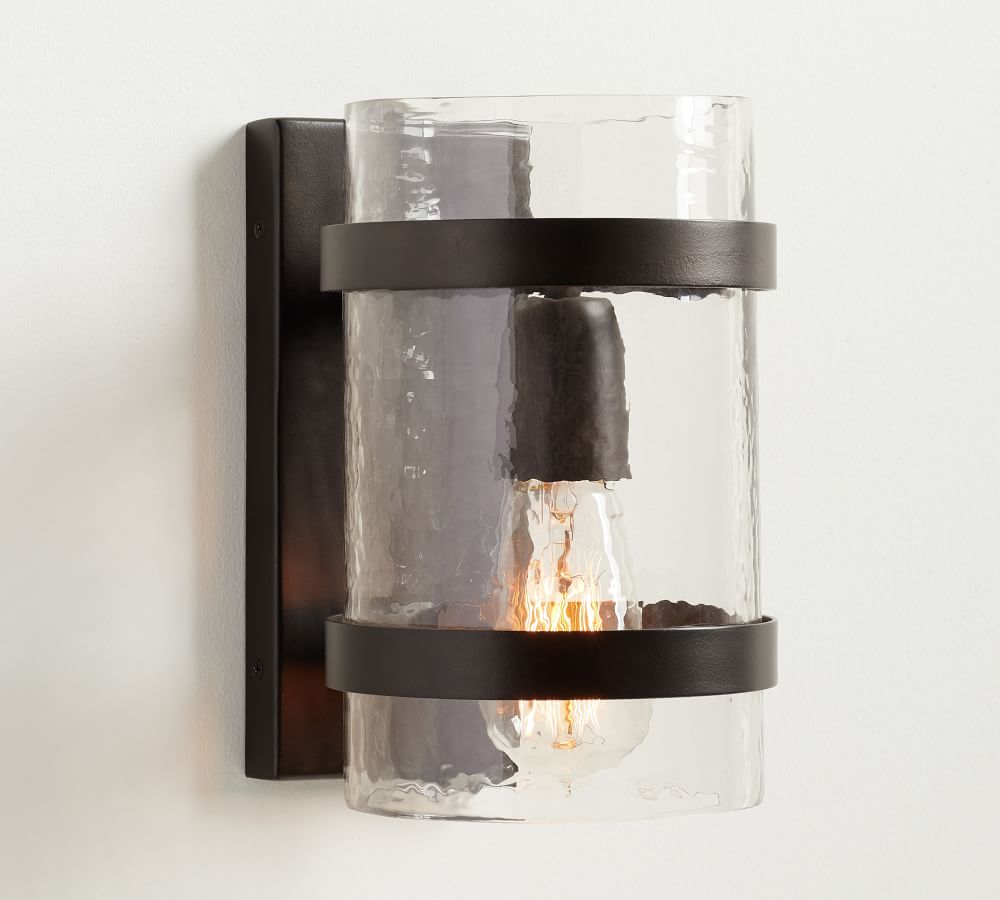 Laurel Glass Sconce | Pottery Barn
