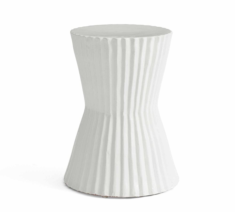 Fluted 14" Side Table | Pottery Barn