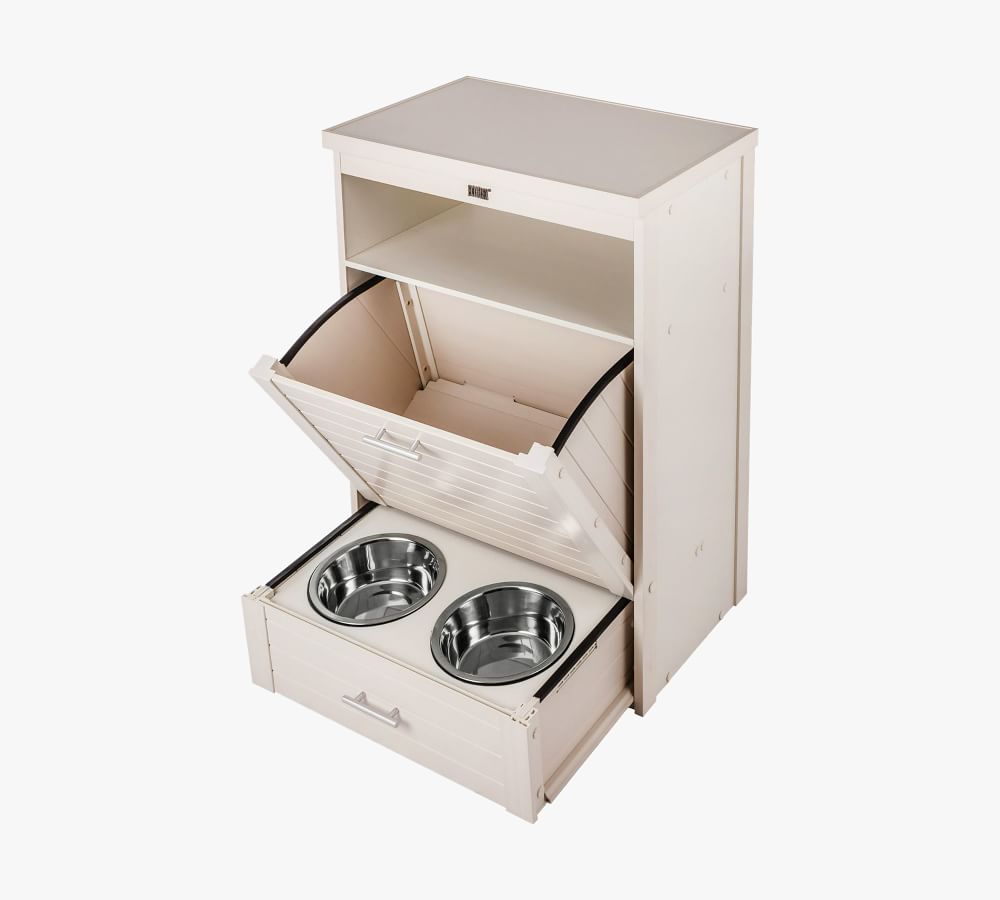 Pet Pantry with Dual Food Bowls | Pottery Barn