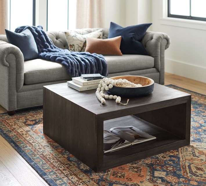 Folsom 40" Square Coffee Table | Pottery Barn