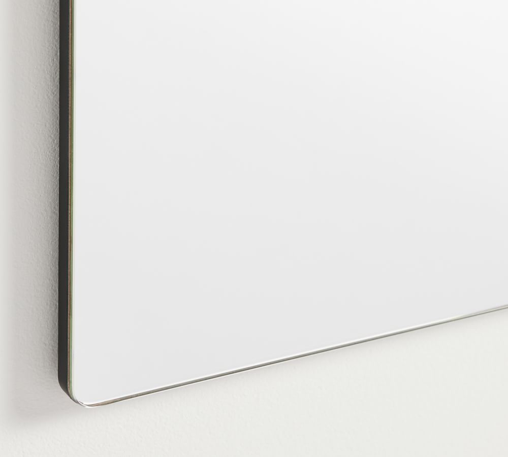 Rienne Frameless Rectangular Wall Mirror | Pottery Barn