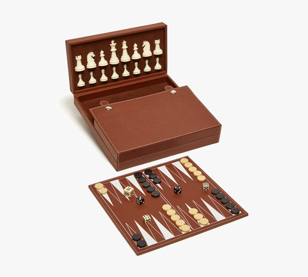 Reversible Backgammon & Chess Set | Pottery Barn