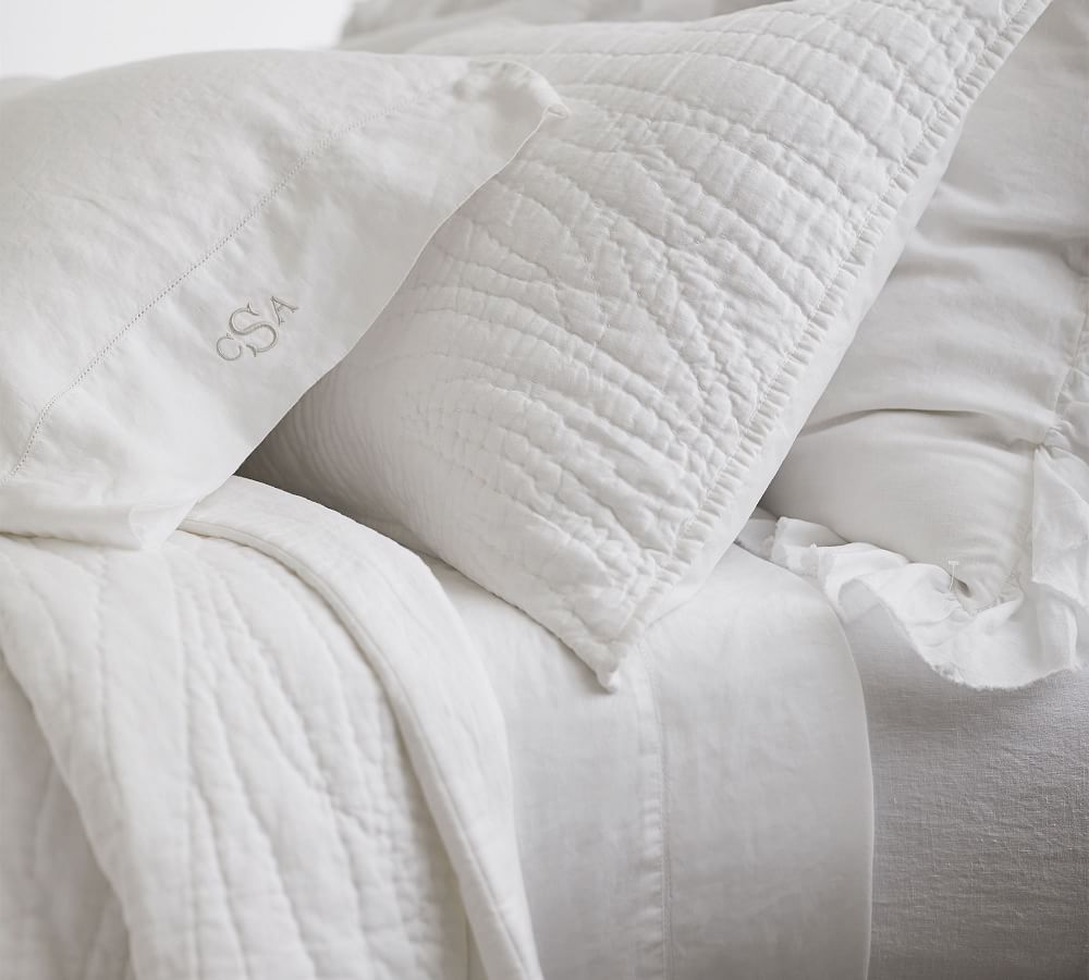 Belgian Flax Linen Sheet Set | Pottery Barn