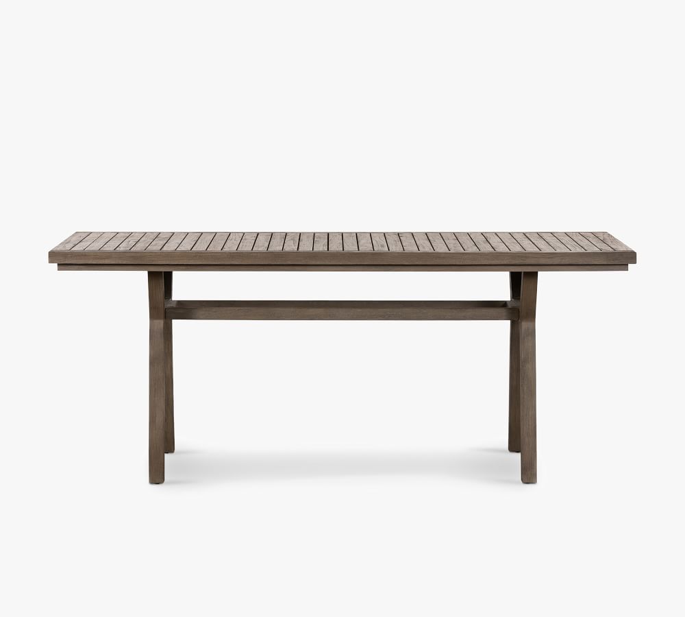 Raylan FSC® Teak Outdoor Rectangular Dining Table | Pottery Barn
