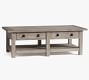 Benchwright 54" Rectangular Coffee Table | Pottery Barn
