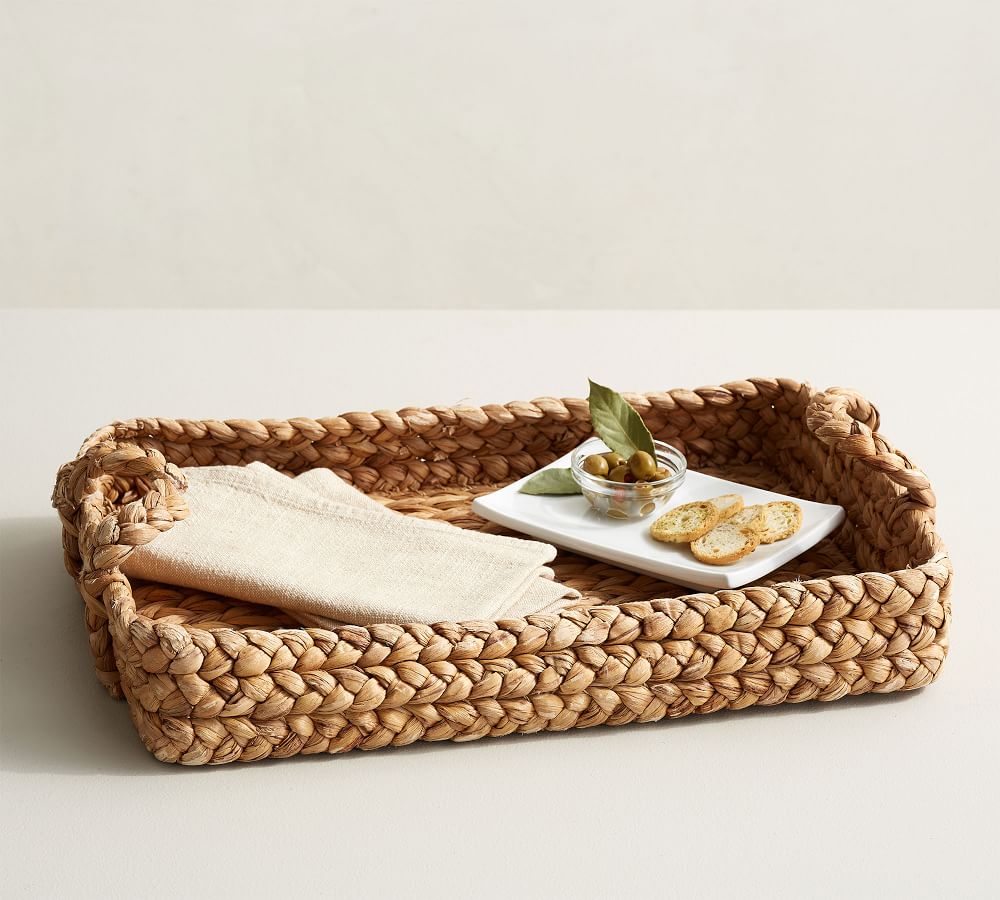 Beachcomber Handwoven Serving Tray | Pottery Barn
