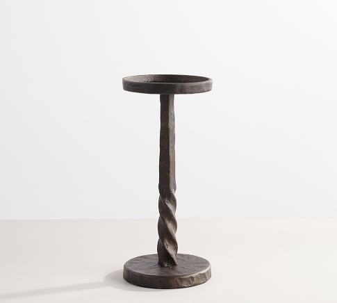 Easton Iron Pillar Candlesticks | Pottery Barn
