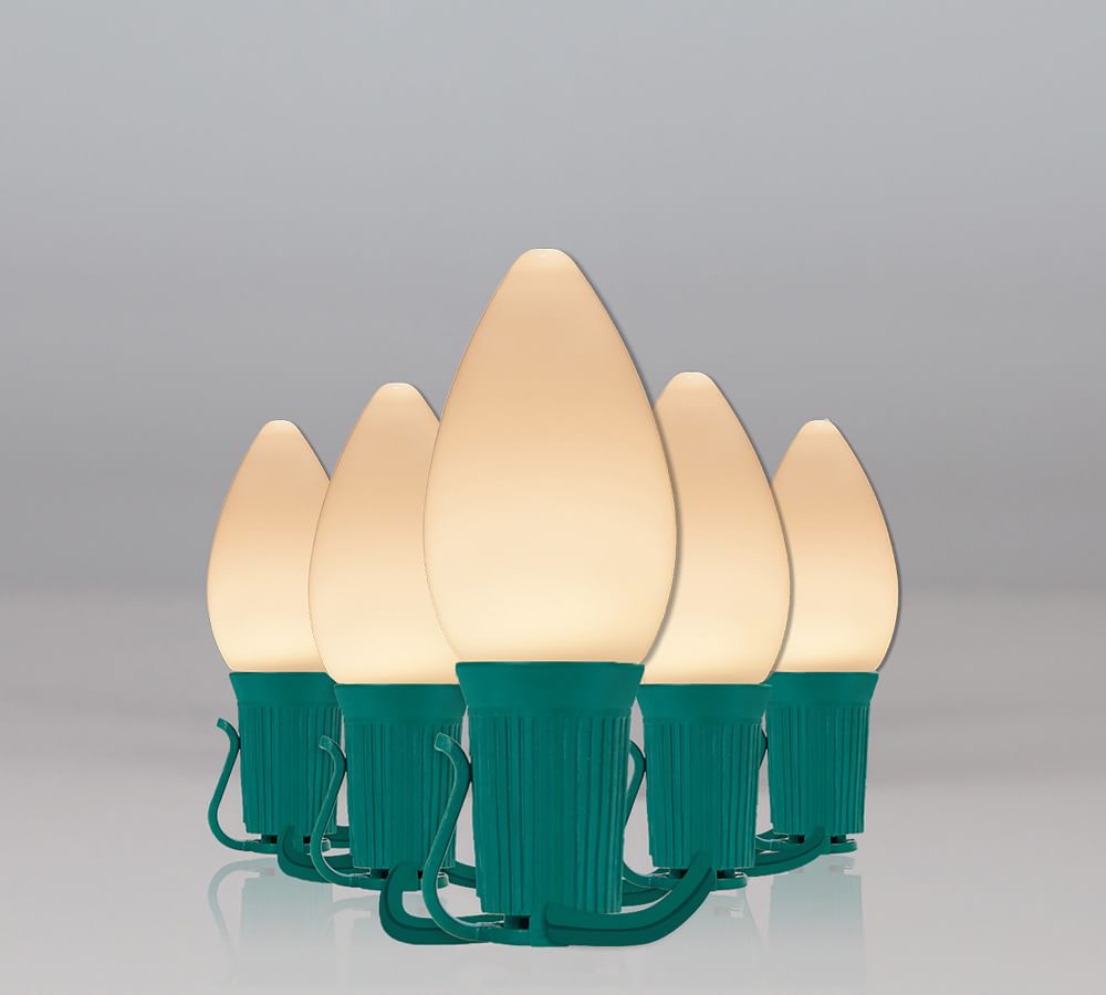 Opaque LED String Lights | Pottery Barn