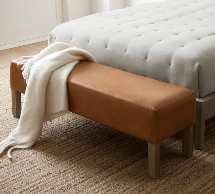 Arden Leather Bench | Pottery Barn