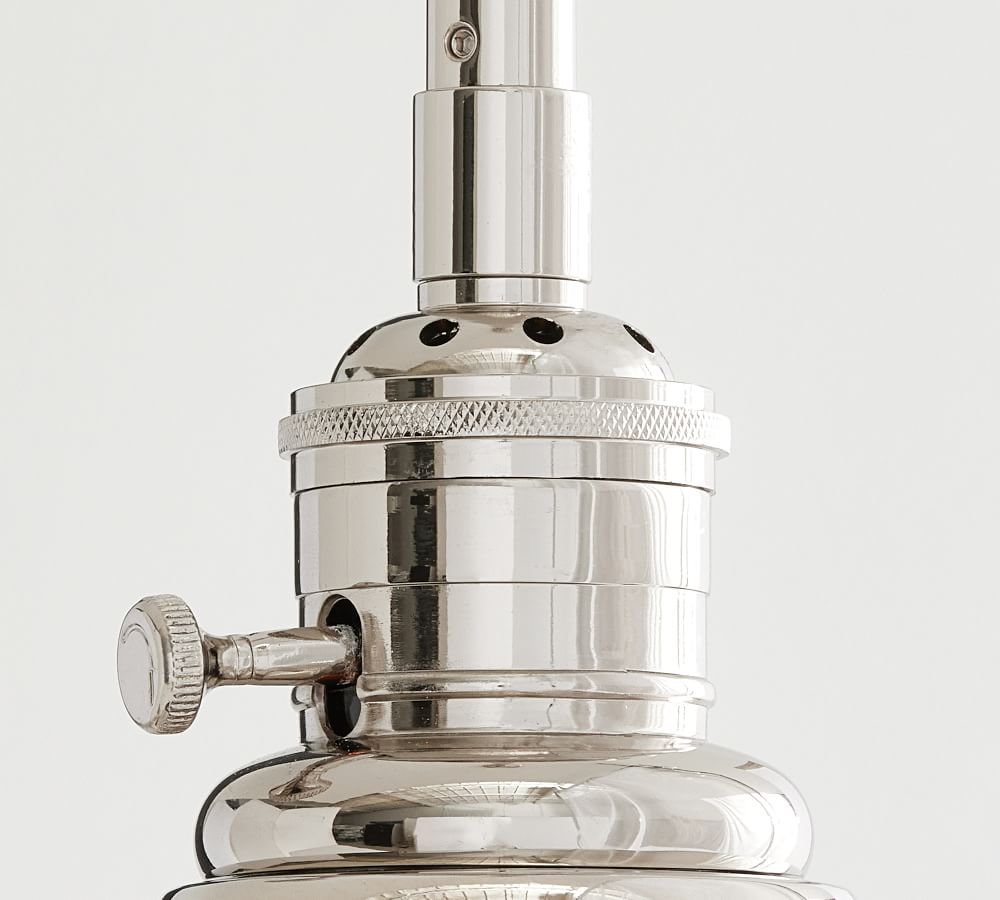 Curved Metal Bell Pole Pendant | Pottery Barn