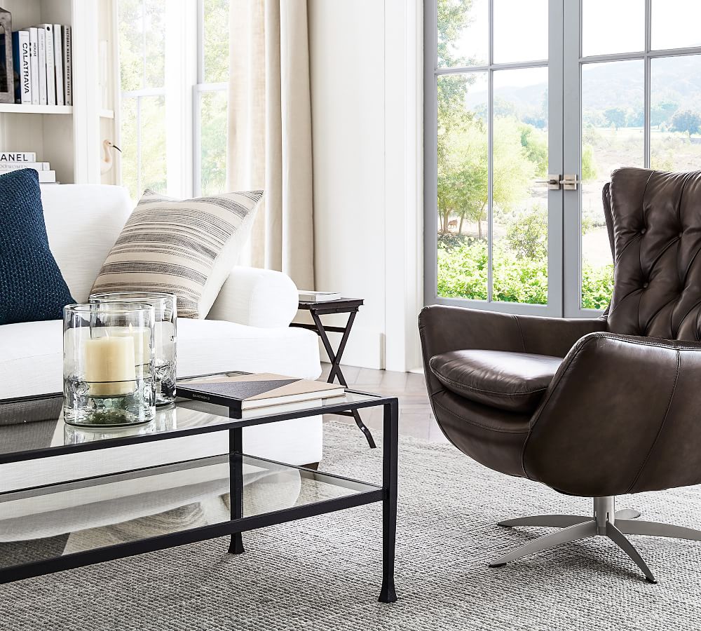 Recycled Glass Display Hurricane | Pottery Barn