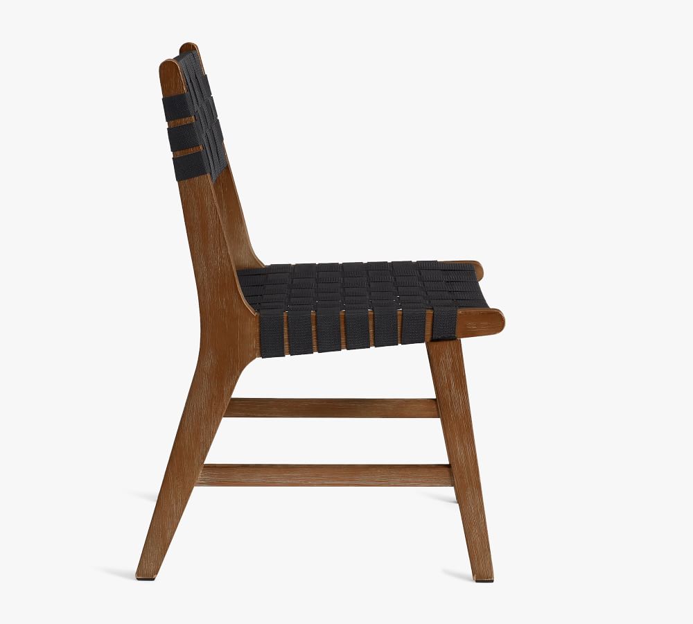 Abbott Indoor/Outdoor FSC® Acacia Woven Dining Chair | Pottery Barn