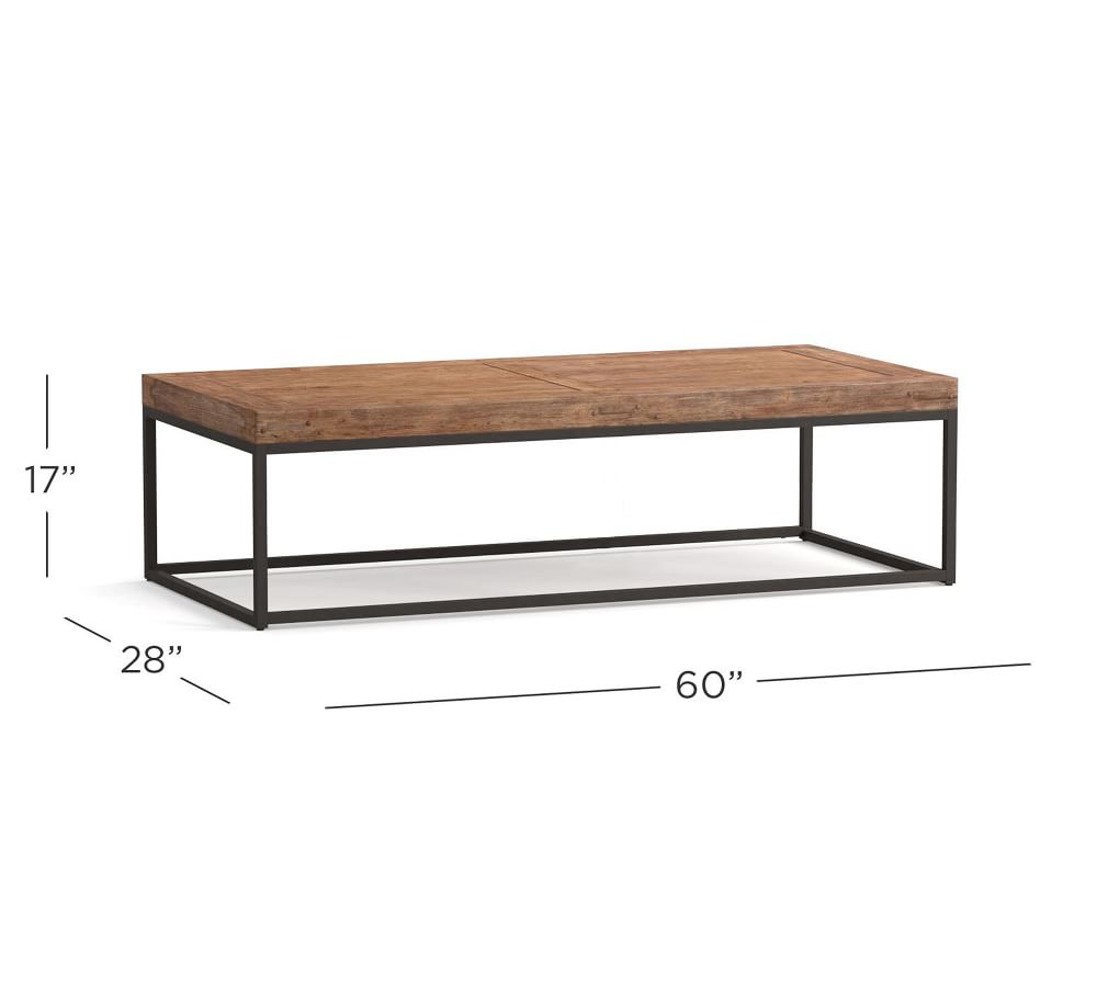 Malcolm 60" Rectangular Coffee Table | Pottery Barn