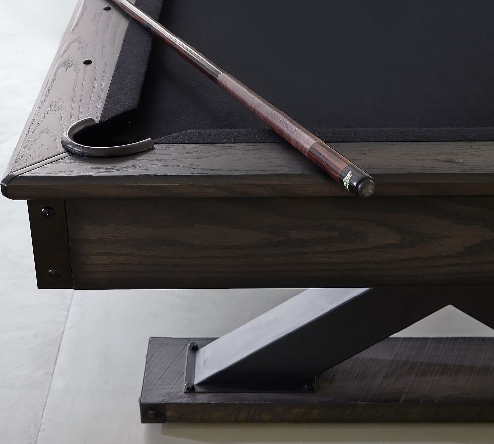 Industrial X-Base Pool Table | Game Table | Pottery Barn